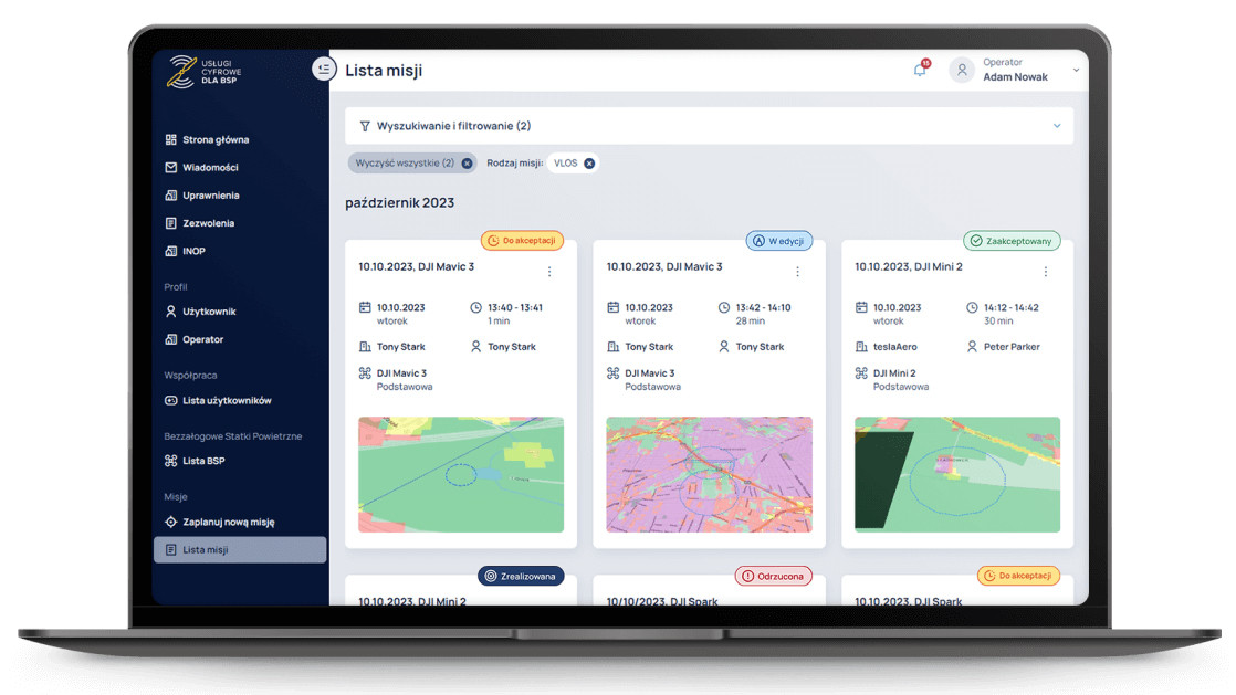 Startuje Krajowy System Informacji Dronowej - nowe narzędzia do obsługi ...